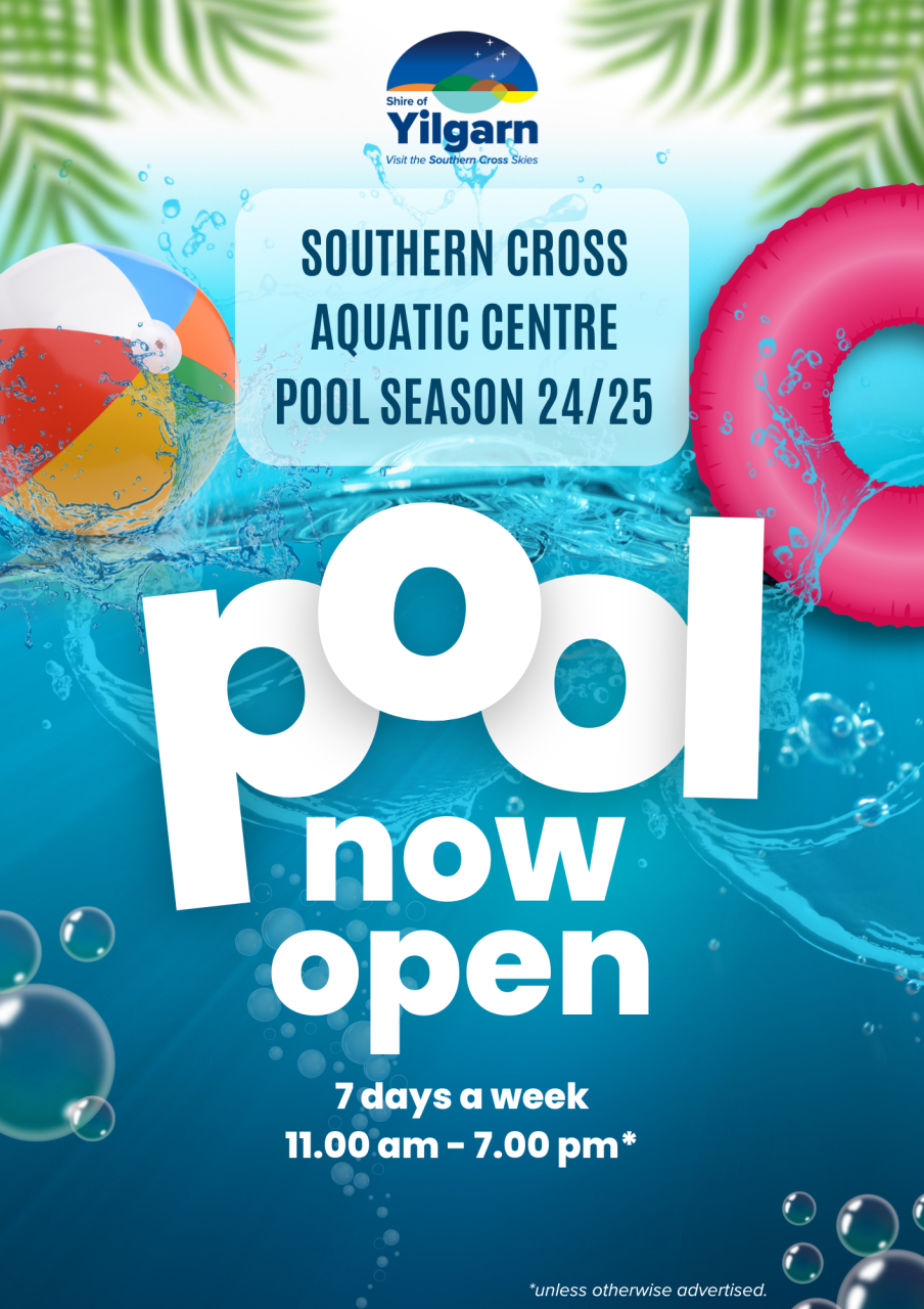 Pool open for the 24/25 season » Shire of Yilgarn